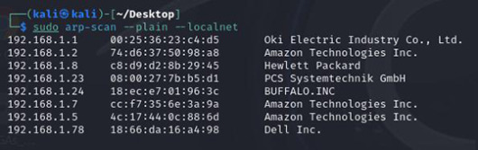 ハッカーはarp-scanコマンドを利用して、ネットワーク内の隠れたデバイスを見つけます(Linuxコマンド説明) | AIを武器にホワイト ...